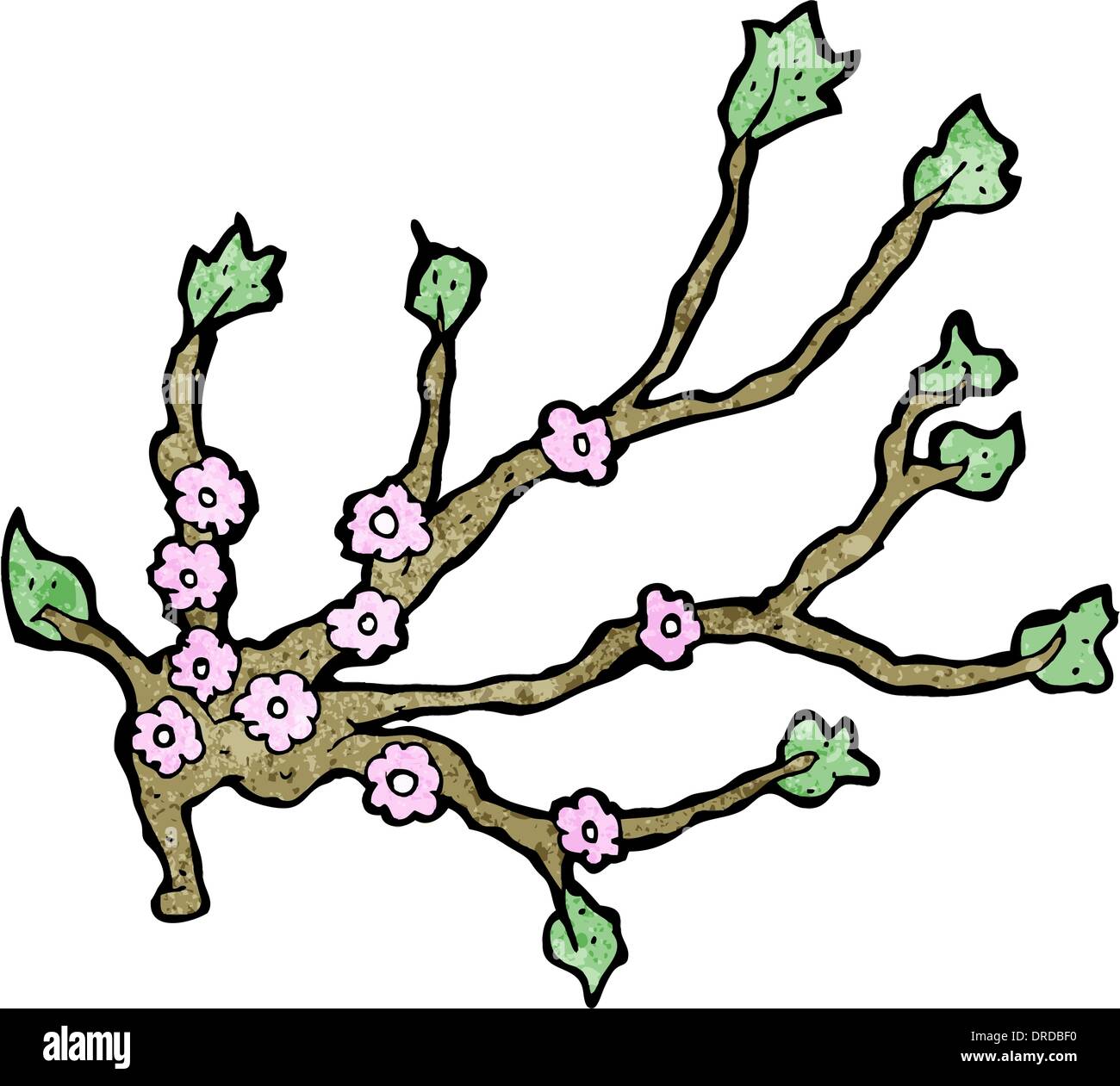 cartoon flowering branch Stock Vector Image & Art - Alamy