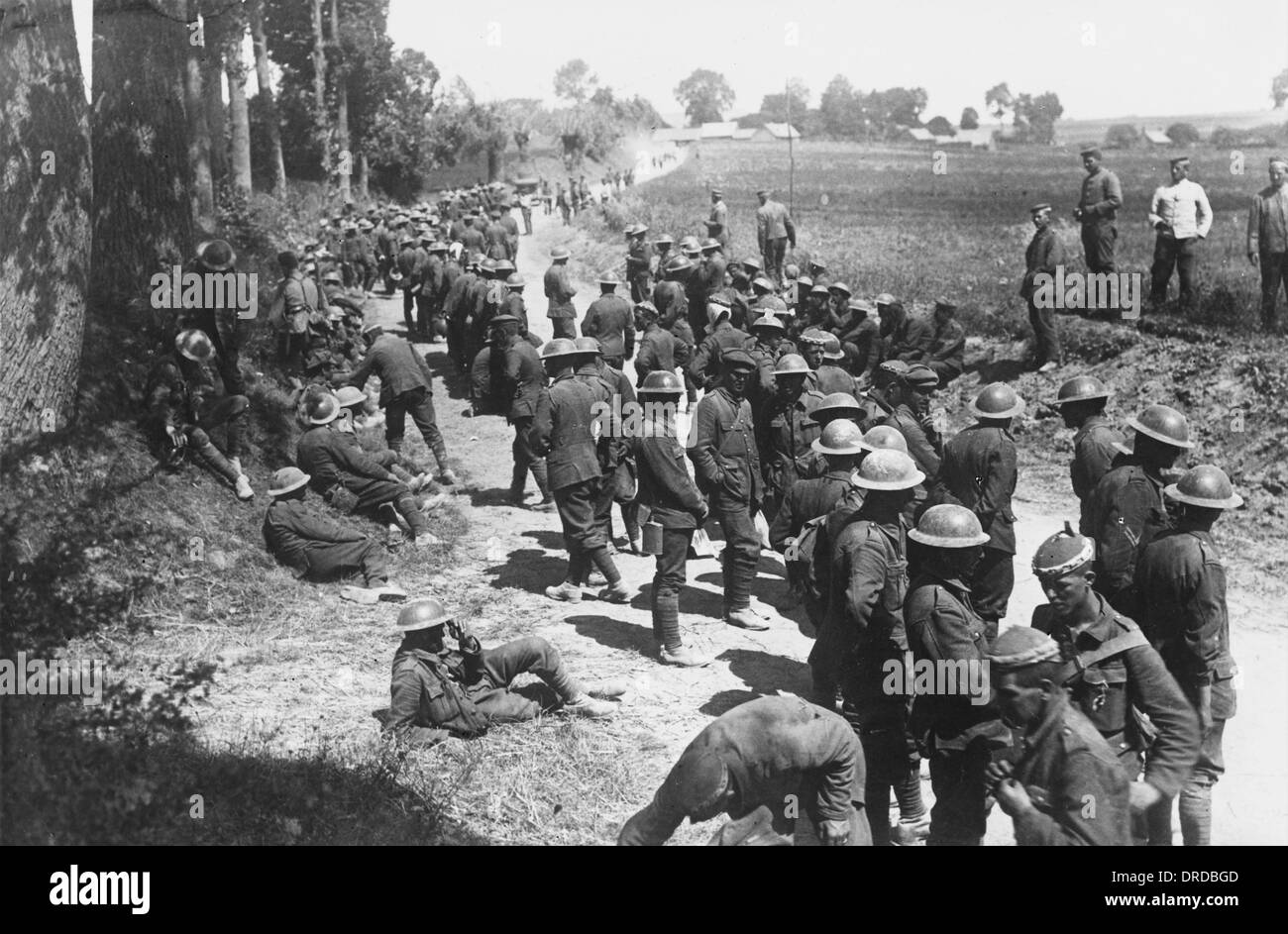 Battle of the Somme prisoners WWI Stock Photo - Alamy