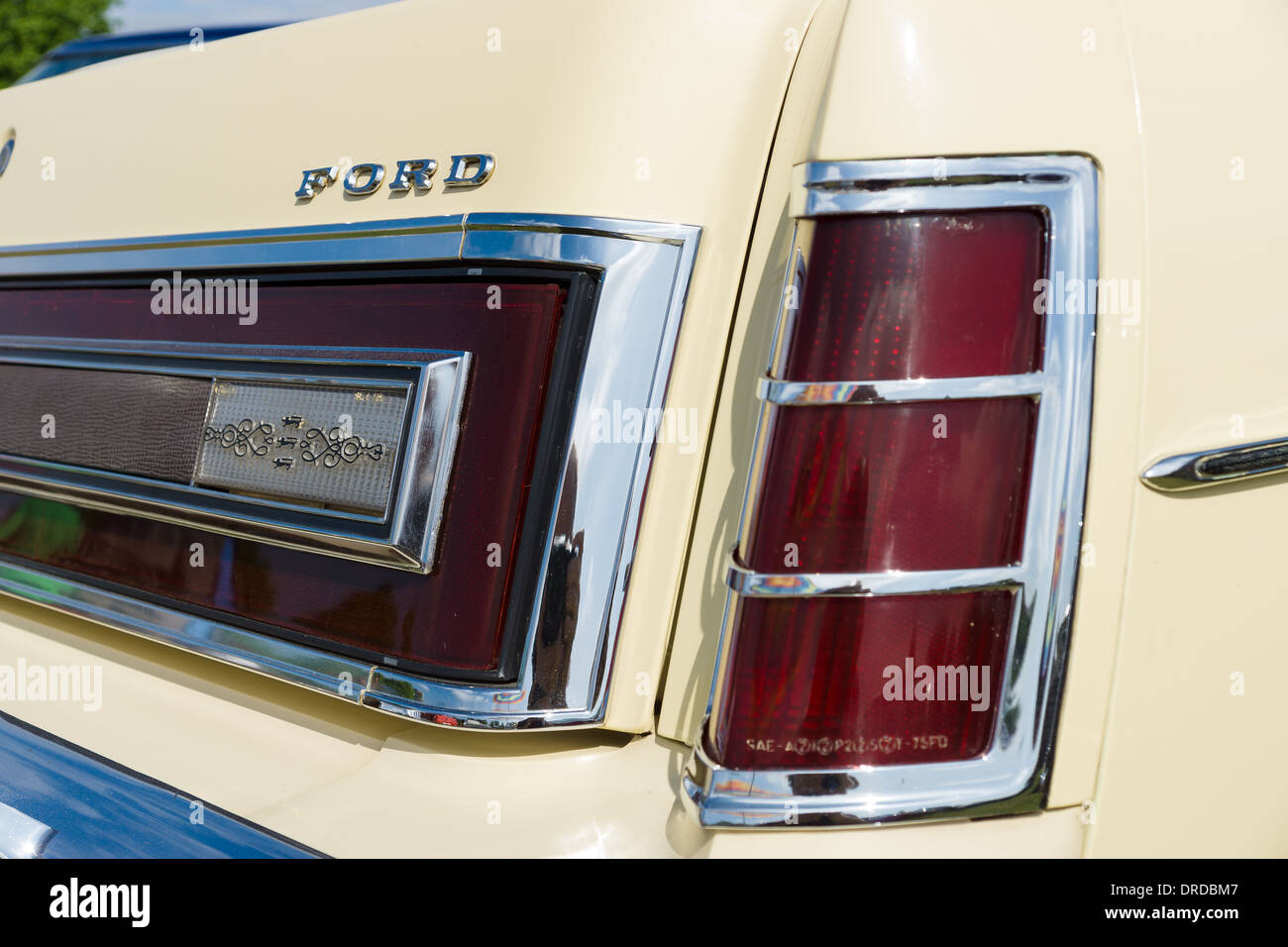 The rear brake lights Full-size car Ford LTD (Americas Stock Photo - Alamy