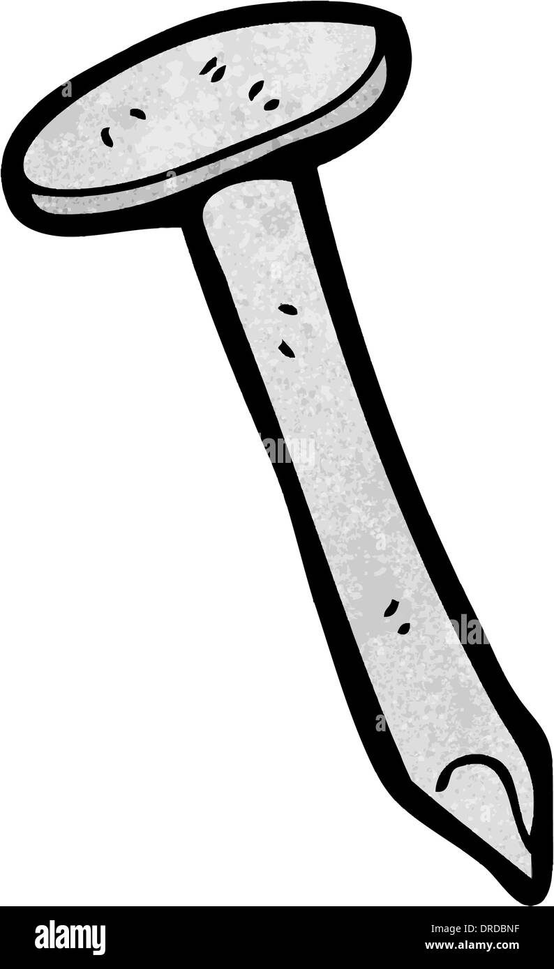 Cartoon nail Black and White Stock Photos & Images - Alamy