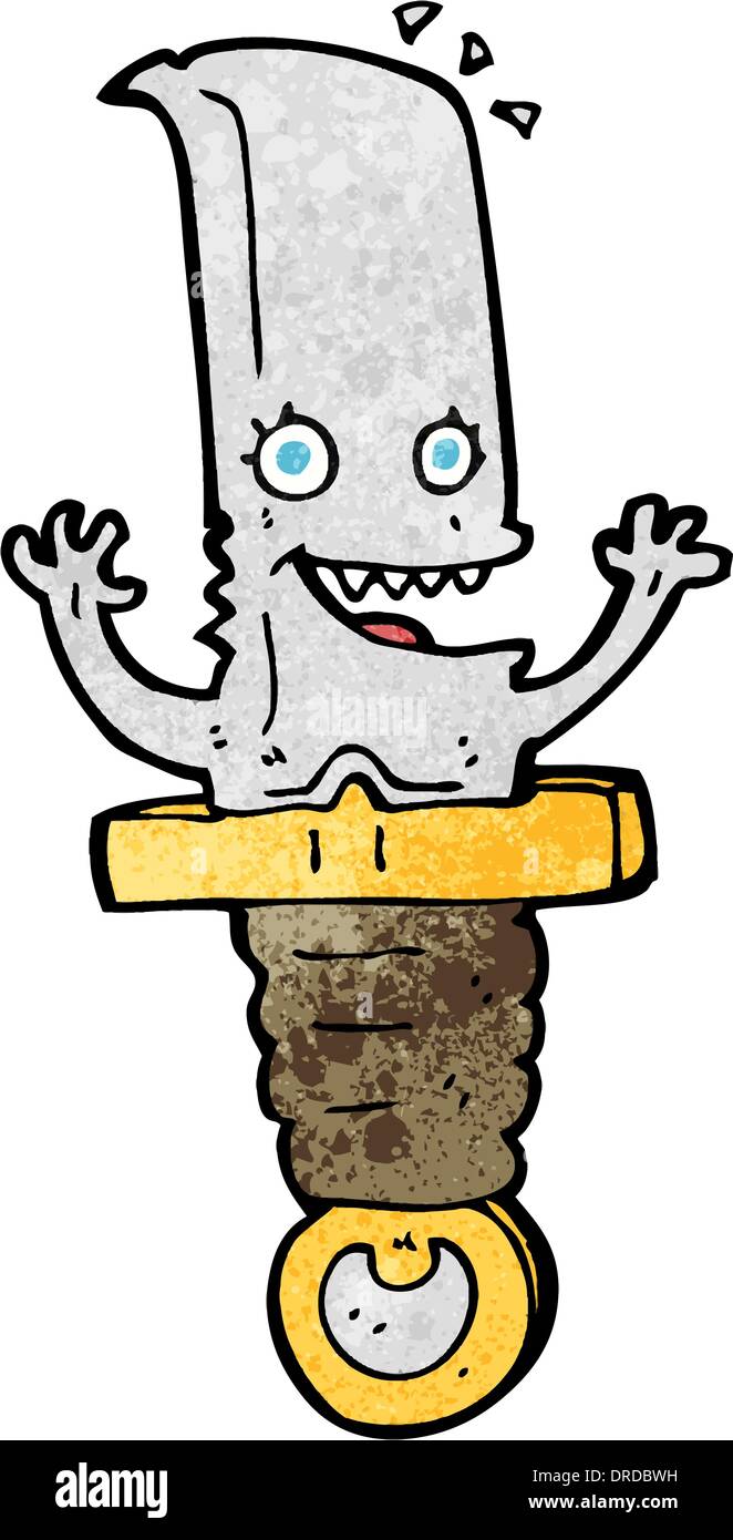 crazy cartoon knife character Stock Vector Image & Art - Alamy