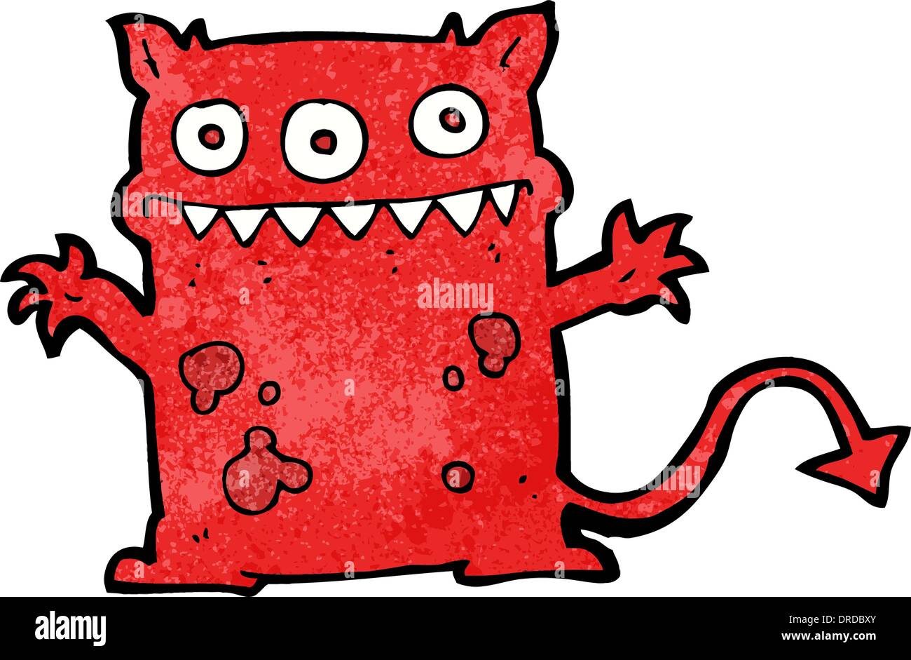 cartoon little monster Stock Vector Image & Art - Alamy