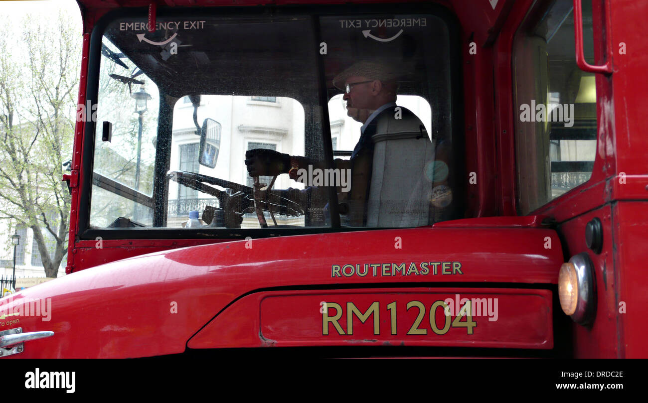 Old bus driver hi-res stock photography and images - Alamy