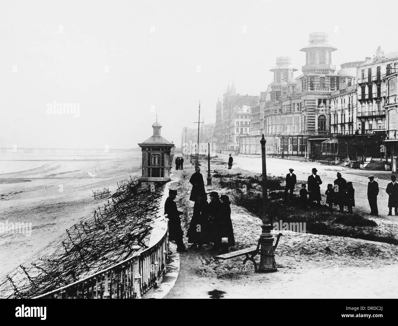 German coastal defences WWI Stock Photo - Alamy