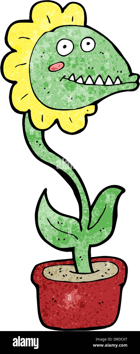 cartoon monster plant Stock Vector Image & Art - Alamy