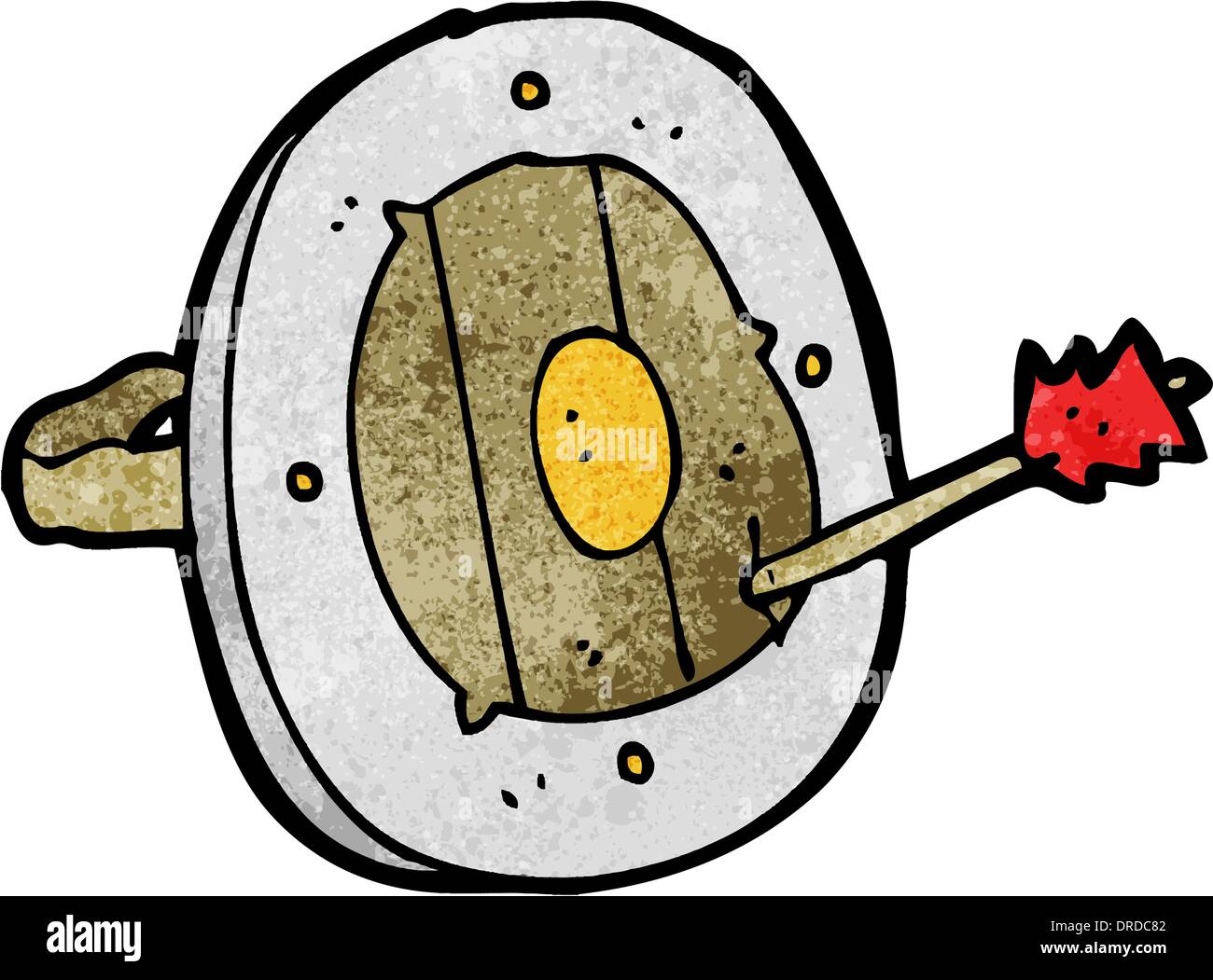 cartoon shield with arrow Stock Vector Image & Art - Alamy