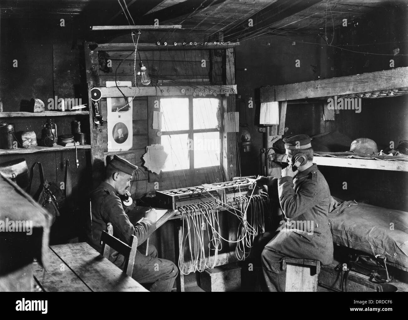Telephone communication in world war one hi-res stock photography and ...