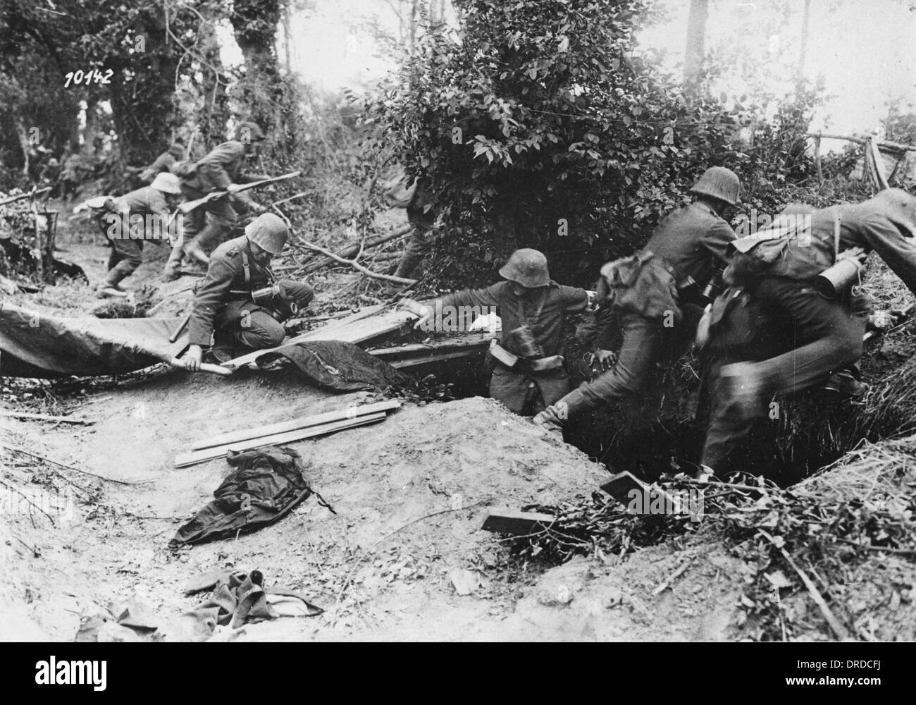 German infantry WWI Stock Photo - Alamy