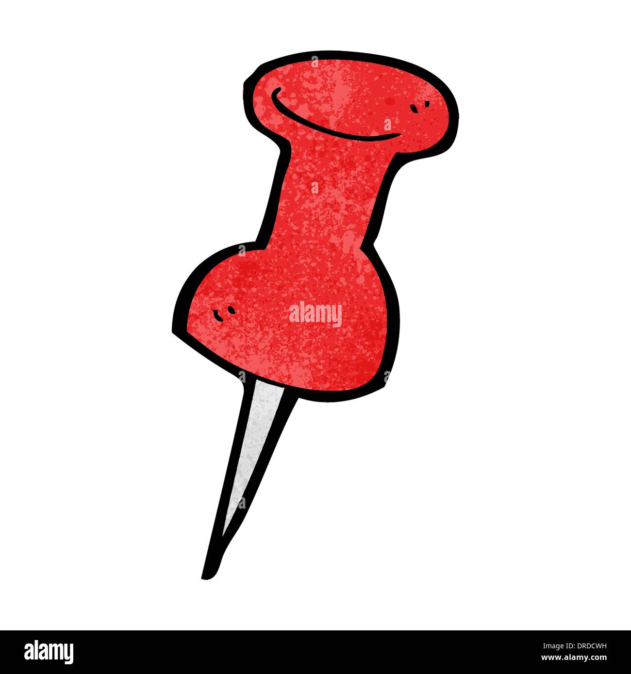 cartoon drawing pin Stock Vector Image & Art - Alamy