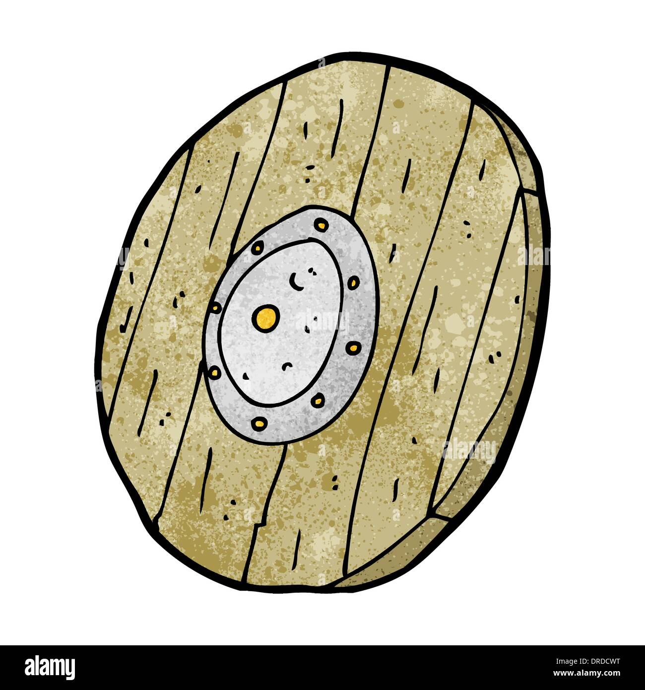 cartoon wooden shield Stock Vector Image & Art - Alamy