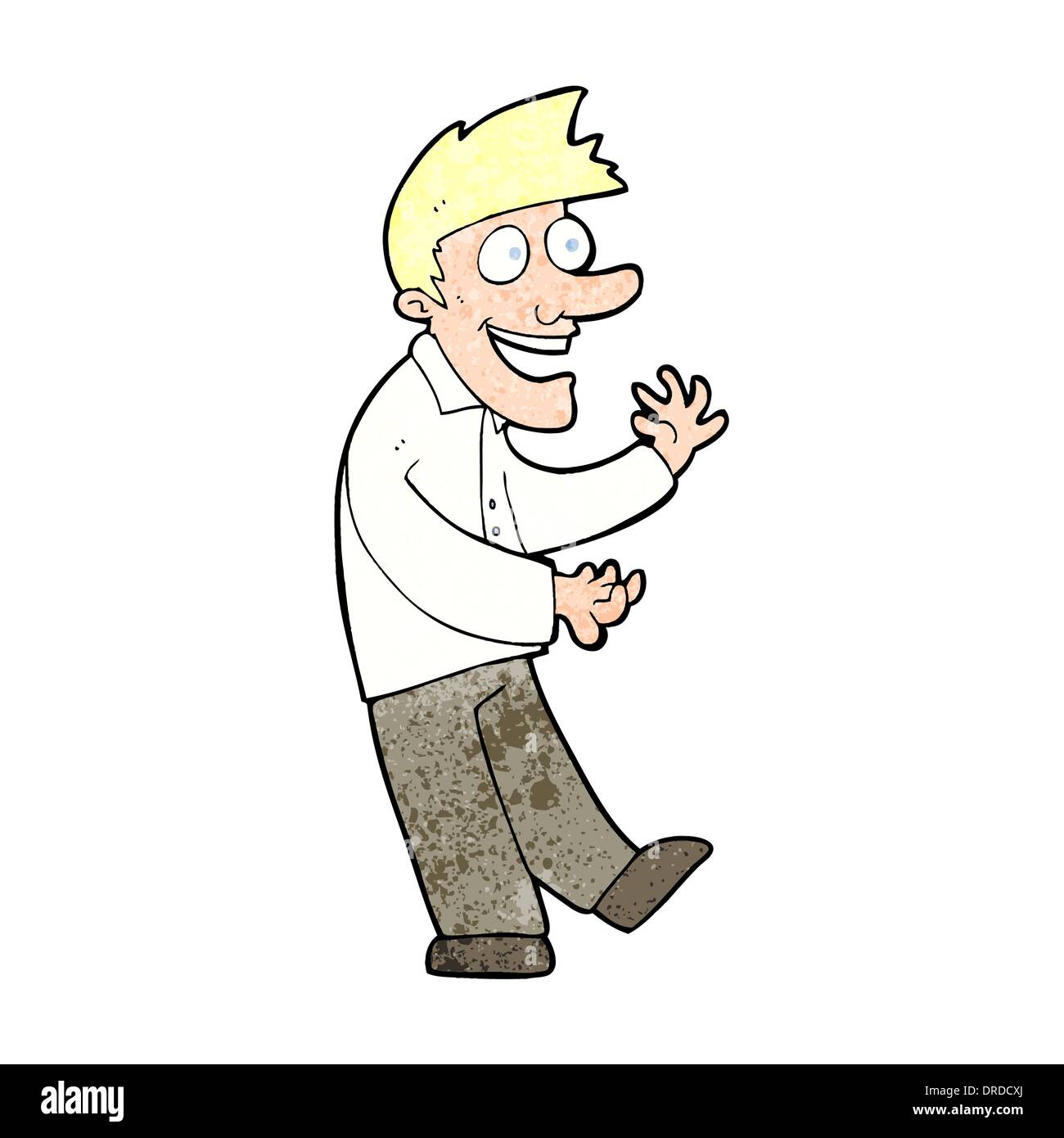 cartoon excited man Stock Vector Image & Art - Alamy