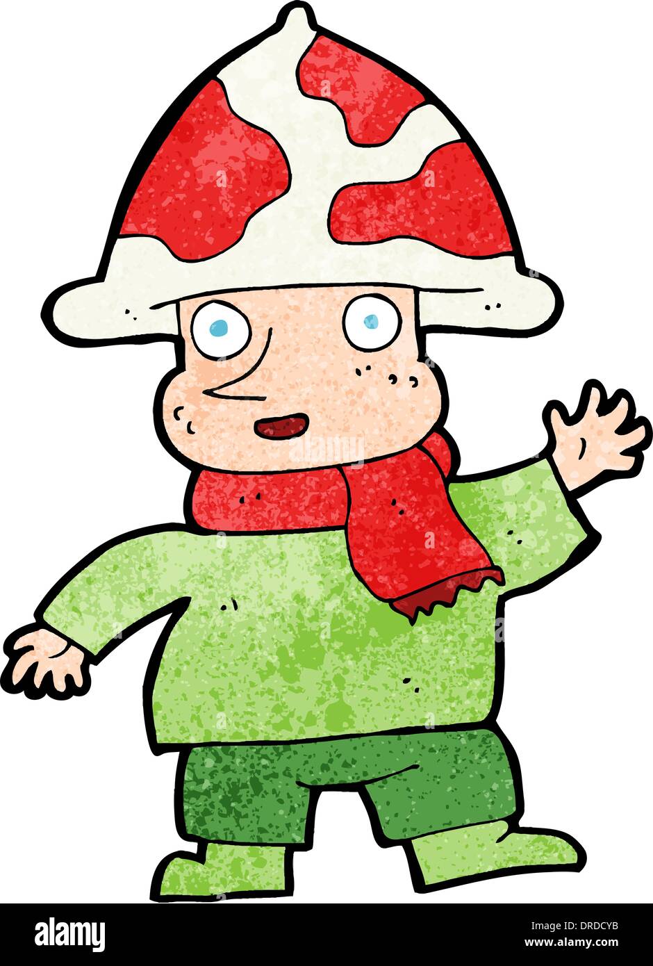 cartoon mushroom man Stock Vector Image & Art - Alamy