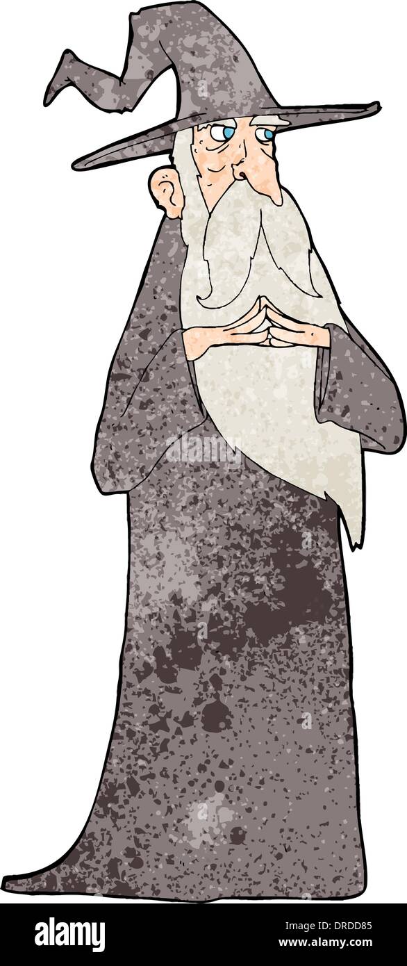 cartoon old wizard Stock Vector Image & Art - Alamy