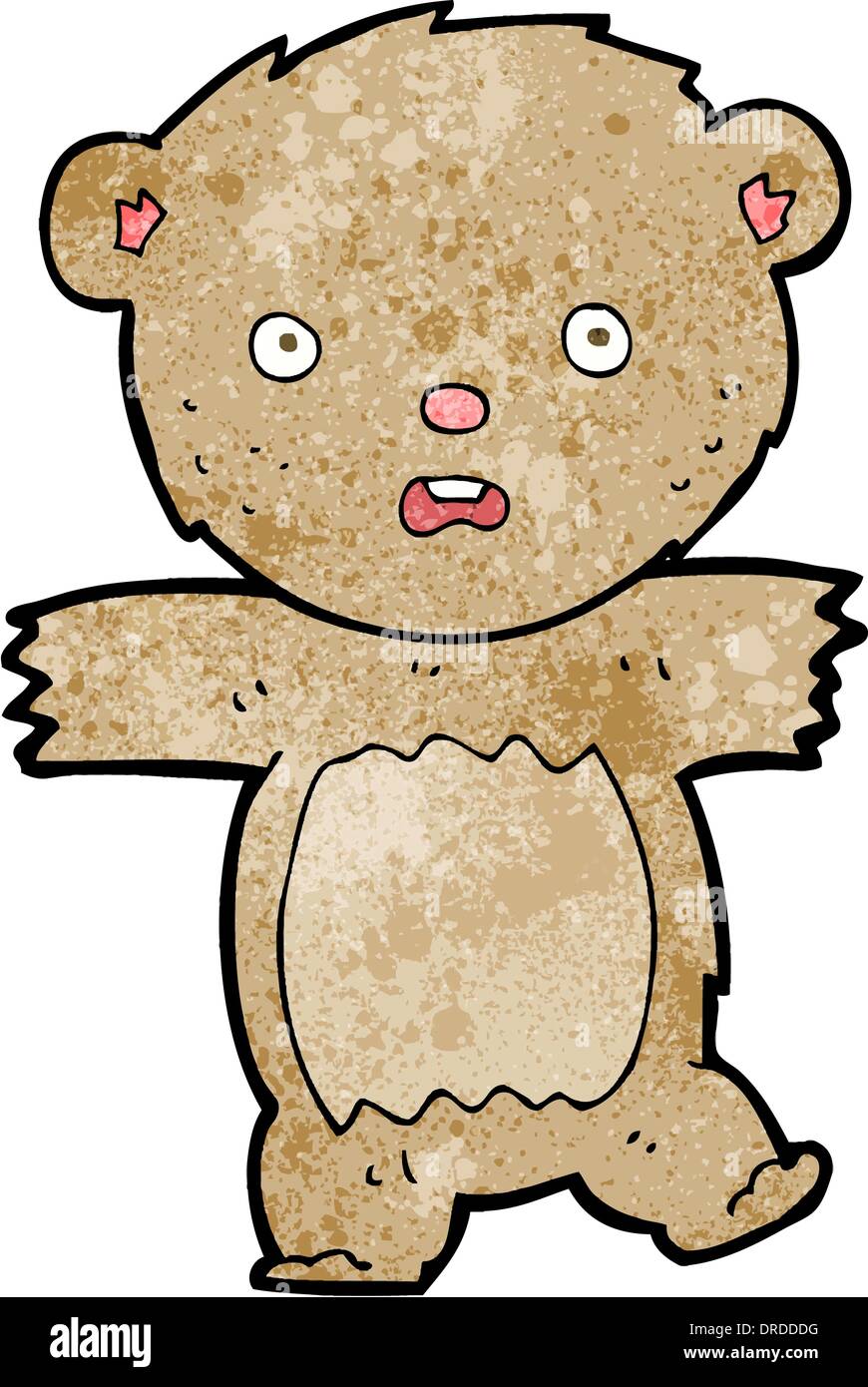 cartoon shocked teddy bear Stock Vector Image & Art - Alamy