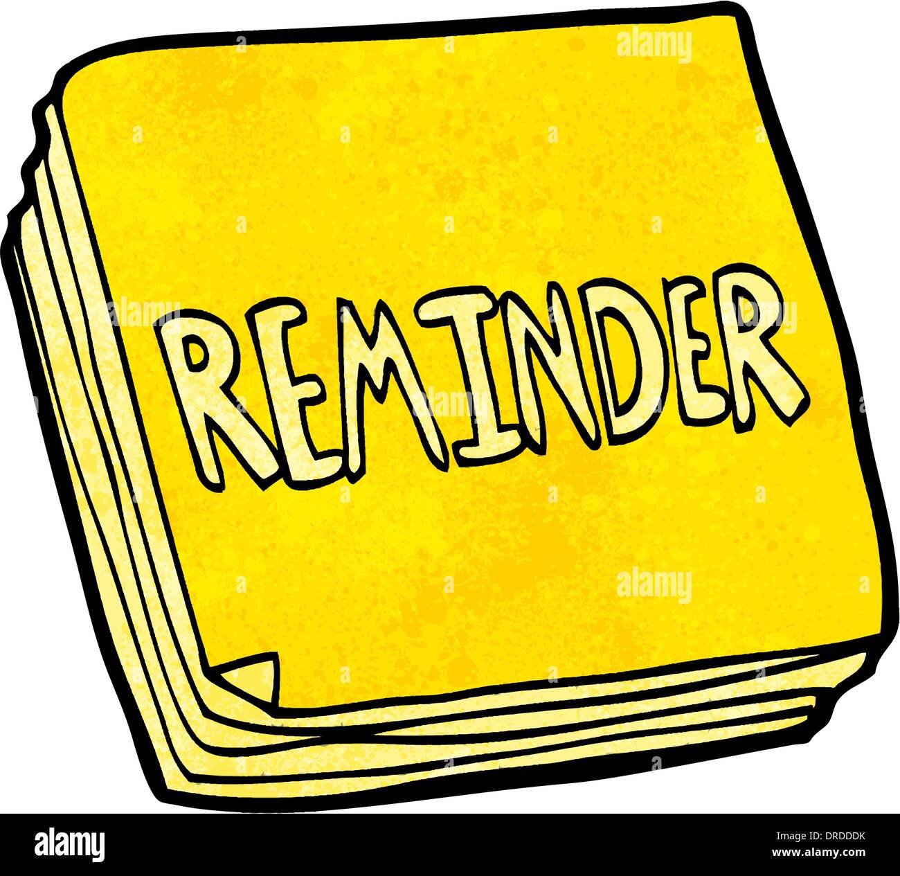 cartoon reminder notes Stock Vector Image & Art - Alamy