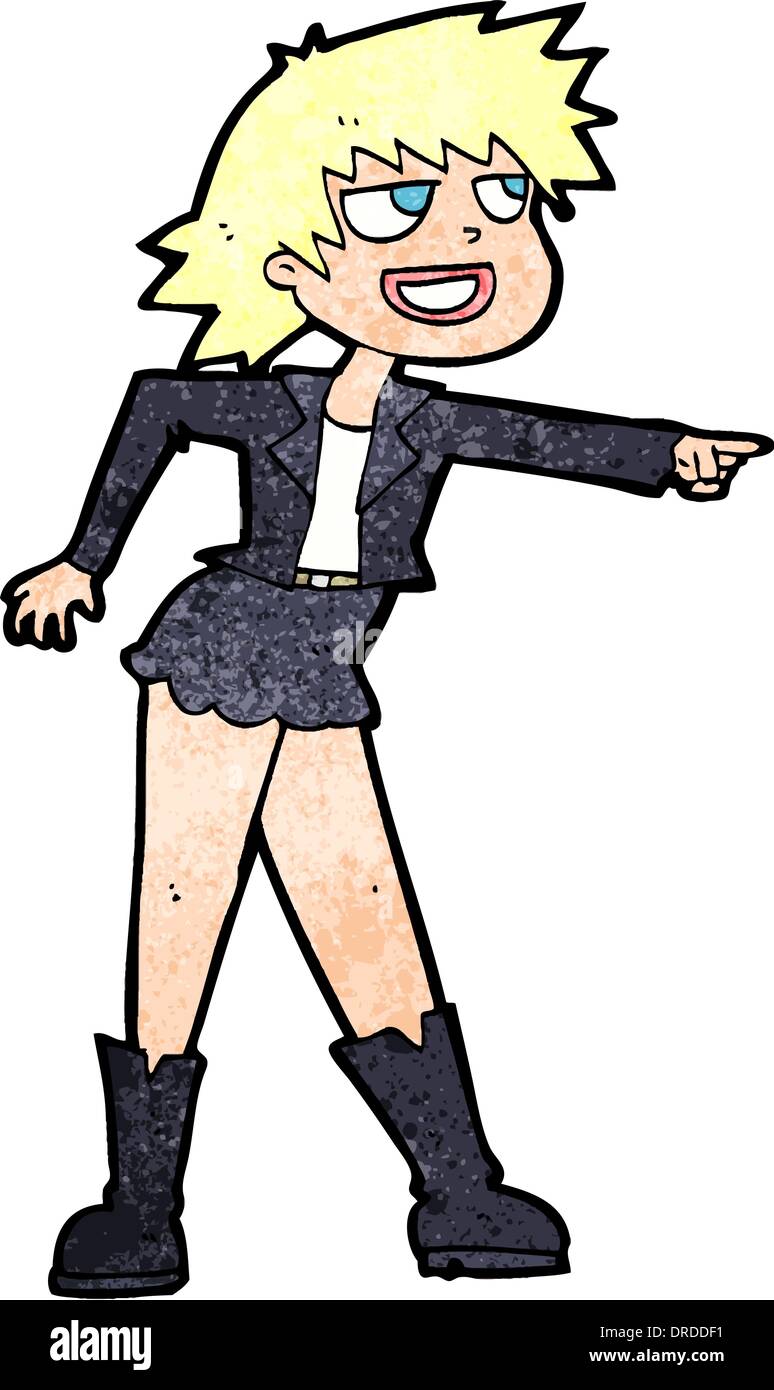cartoon woman pointing Stock Vector Image & Art - Alamy