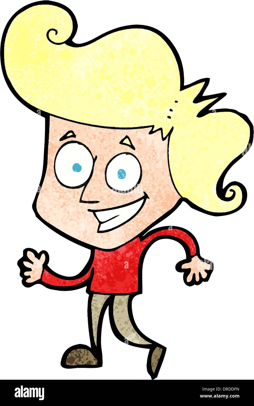 cartoon grinning man Stock Vector Image & Art - Alamy