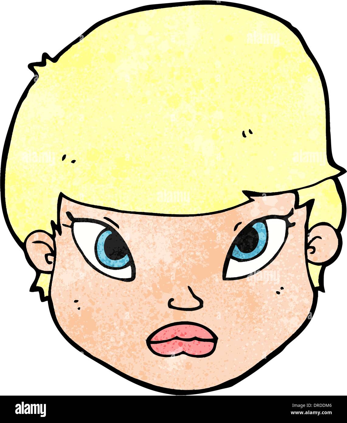 cartoon serious face Stock Vector Image & Art - Alamy