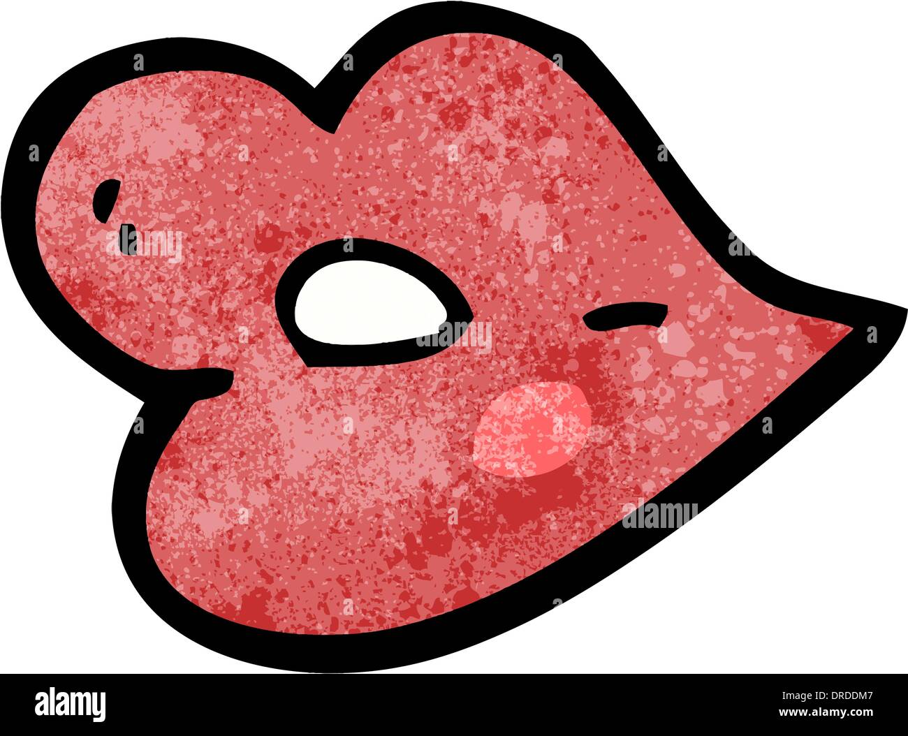 Lipstick kiss pout Stock Vector Images - Alamy