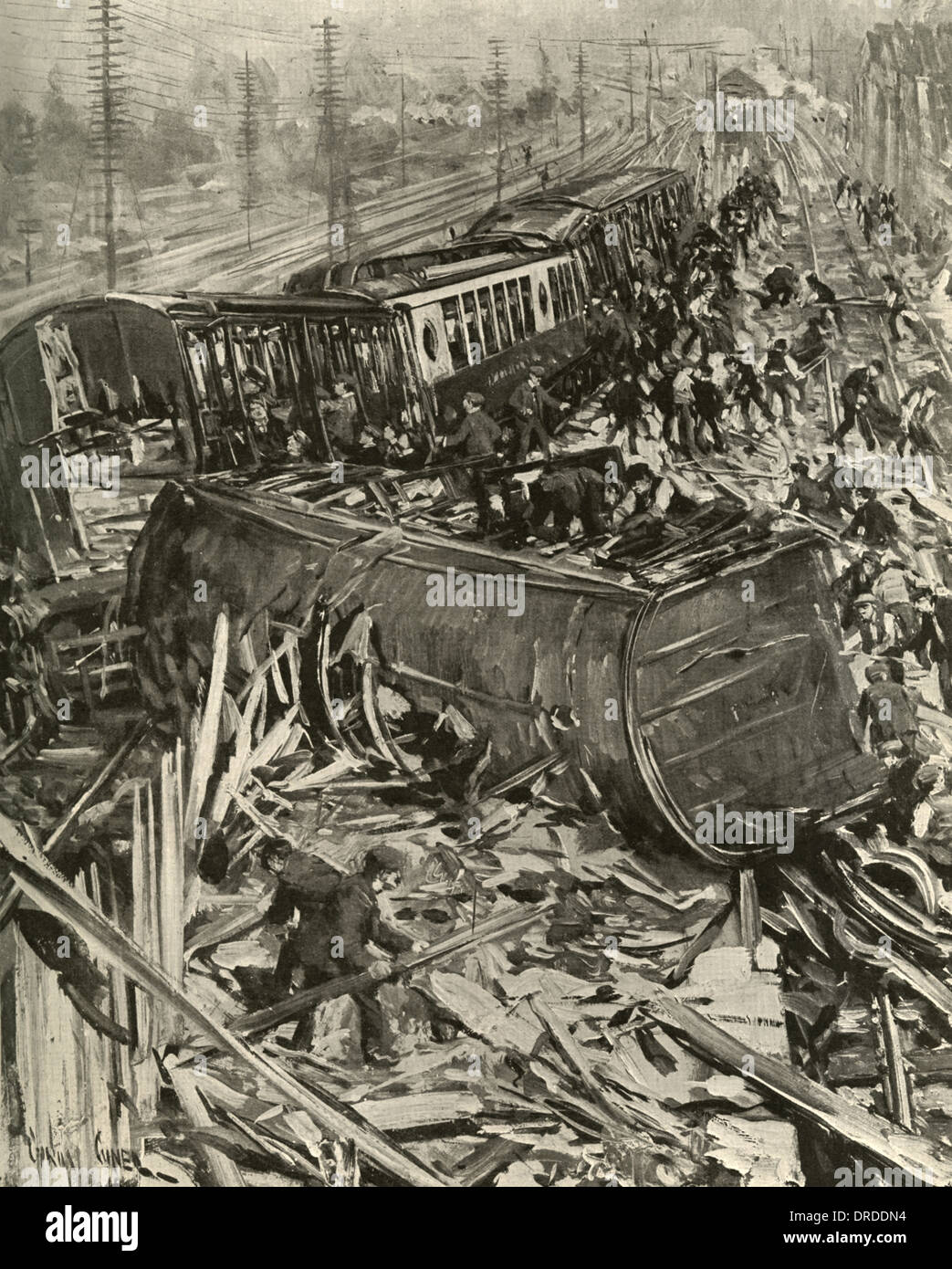 Accident disaster train crash rail hi-res stock photography and images ...