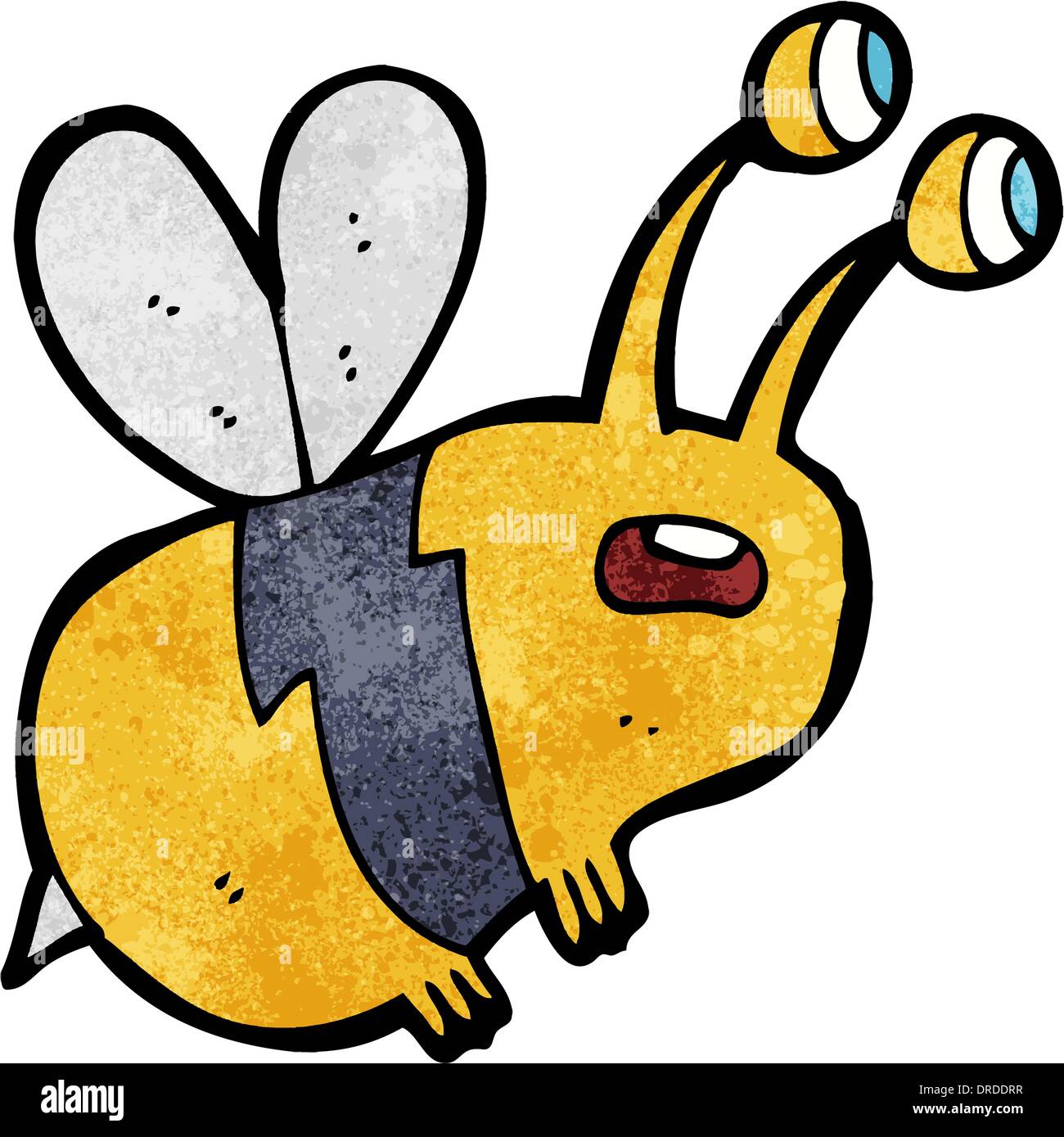 cartoon frightened bee Stock Vector Image & Art - Alamy
