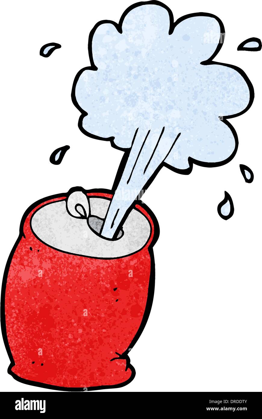 cartoon fizzing soda can Stock Vector Image & Art - Alamy
