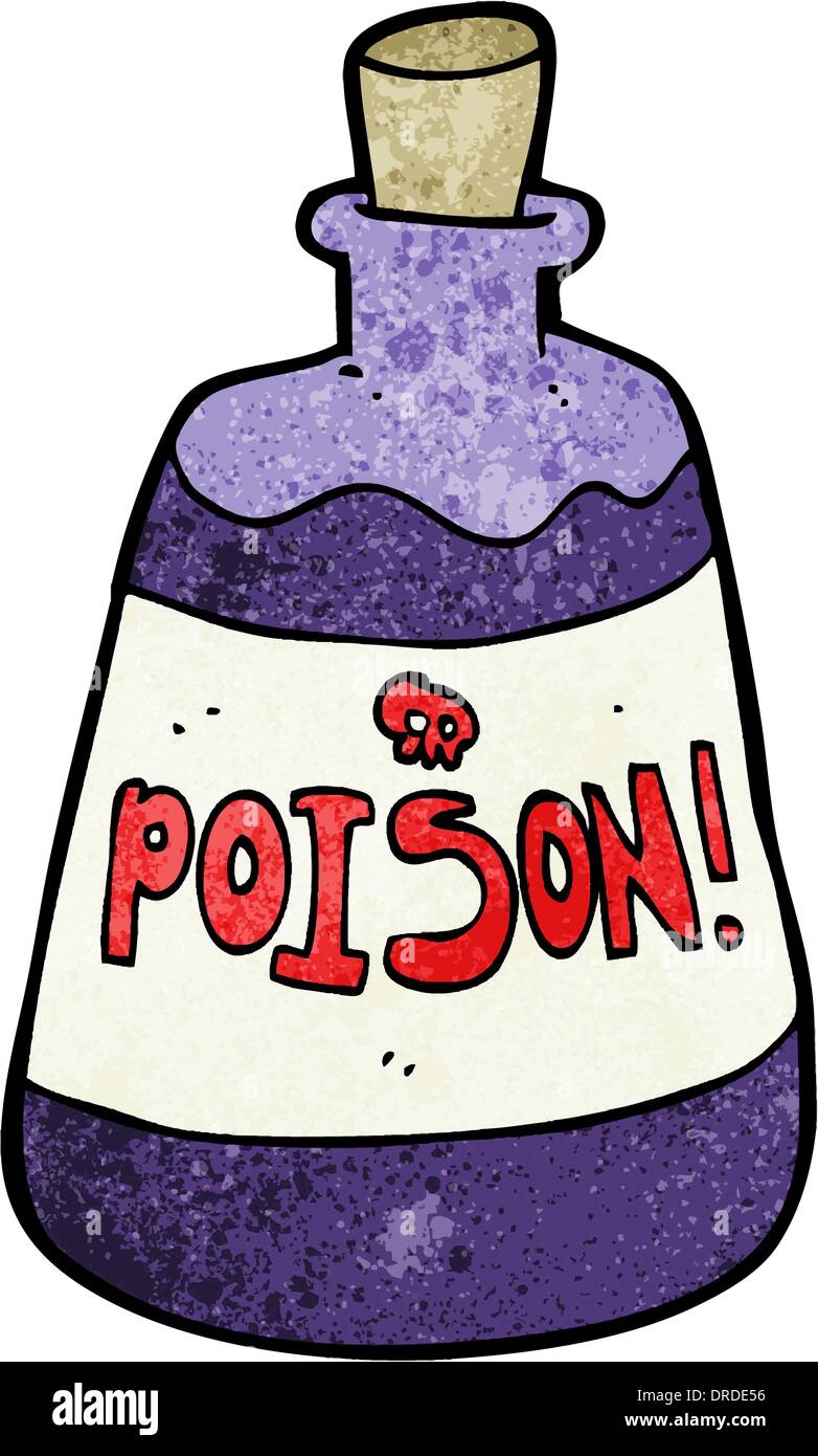 cartoon bottle of poison Stock Vector Image & Art - Alamy
