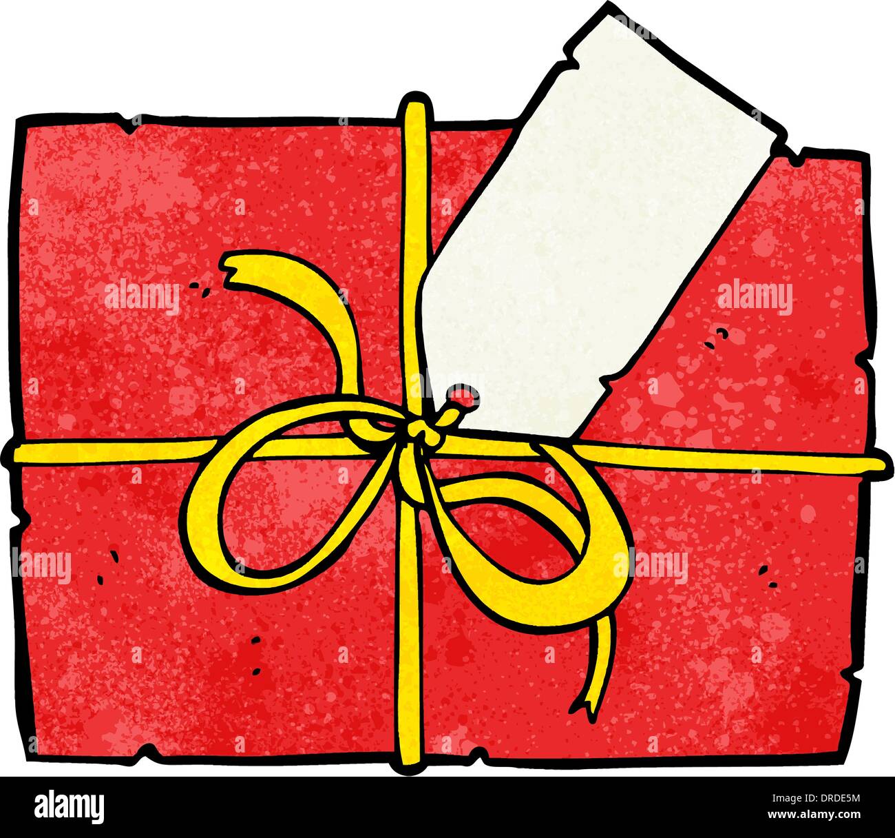 cartoon wrapped present Stock Vector Image & Art - Alamy