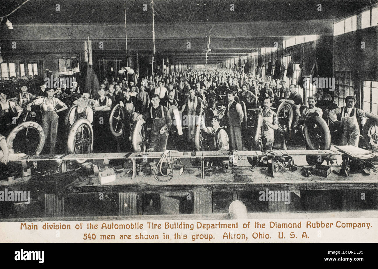 Diamond Rubber Company - Tyre Department Stock Photo - Alamy