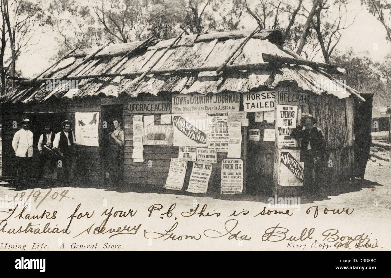 General Store close to a Mining settlement - Australia Stock Photo - Alamy