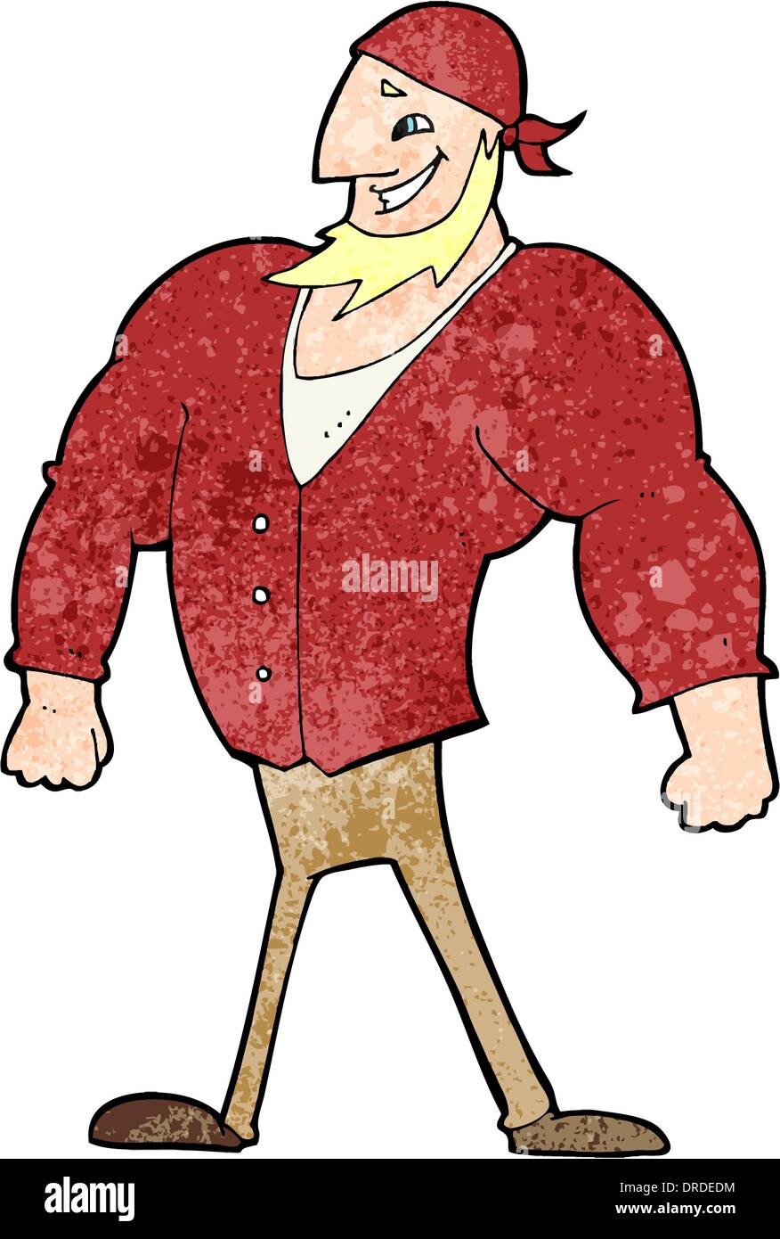 Muscular sailor Stock Vector Images - Alamy
