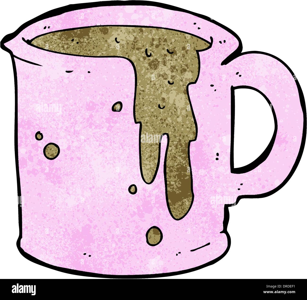 Spilled coffee hot Stock Vector Images - Alamy