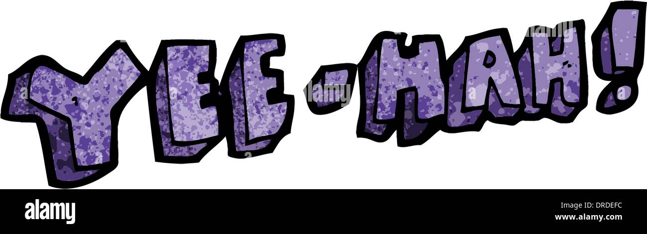 cartoon yeehah symbol Stock Vector Image & Art - Alamy