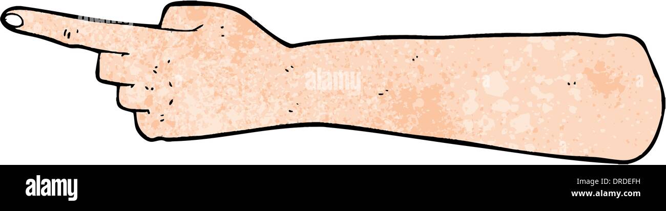 pointing hand cartoon Stock Vector Image & Art - Alamy
