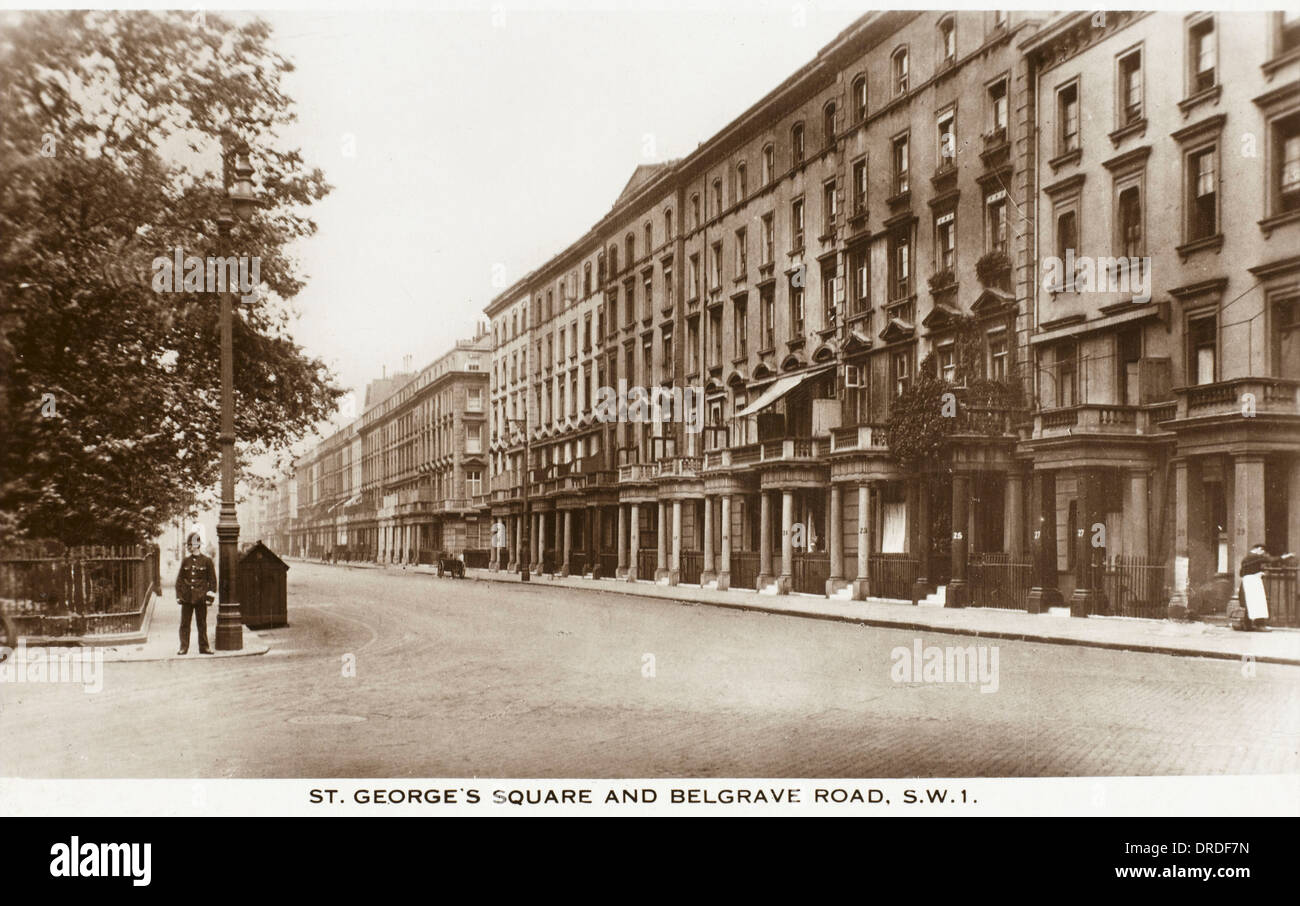 St George's Square, Pimlico, London Stock Photo - Alamy