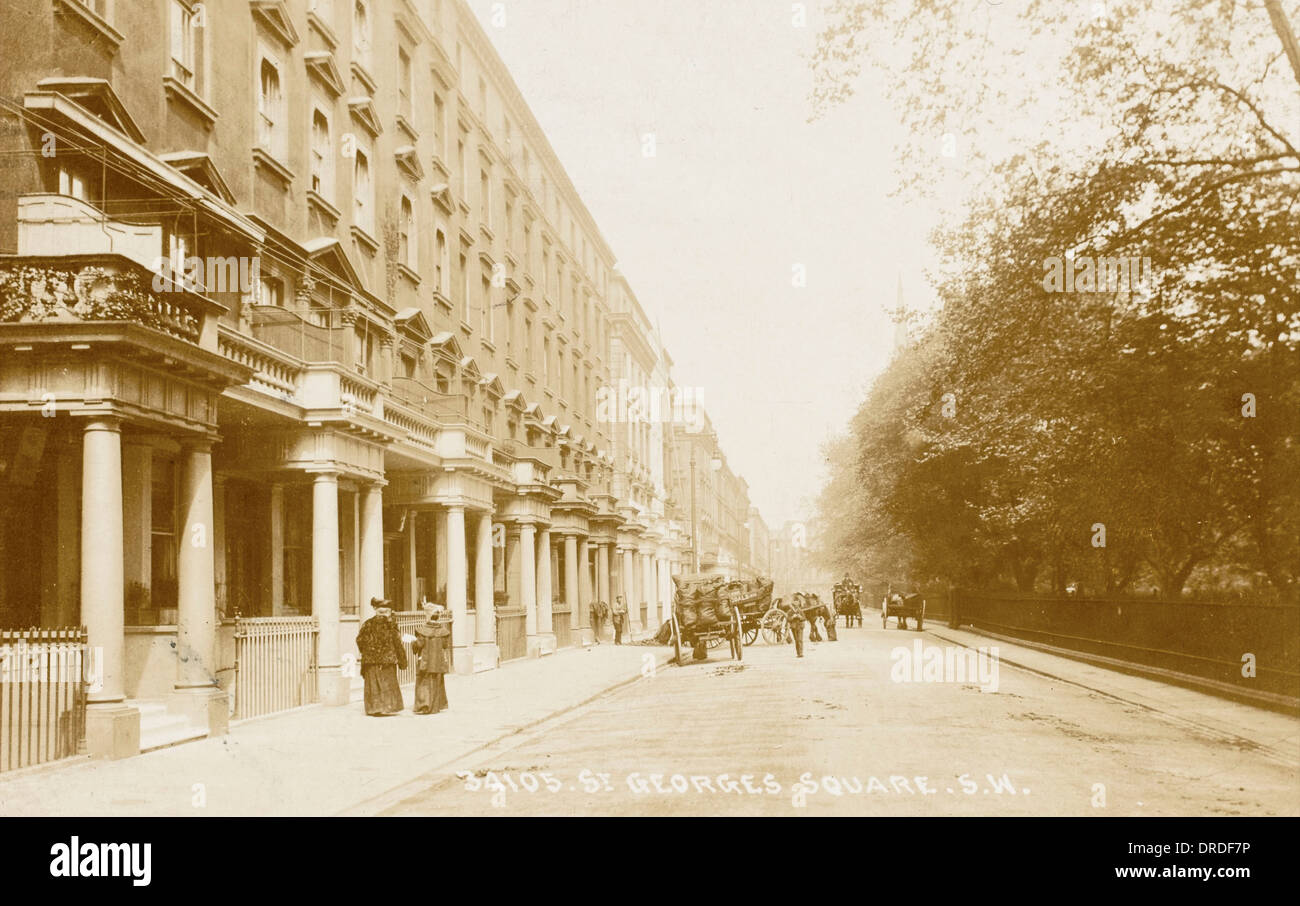 St George's Square, Pimlico, London Stock Photo - Alamy