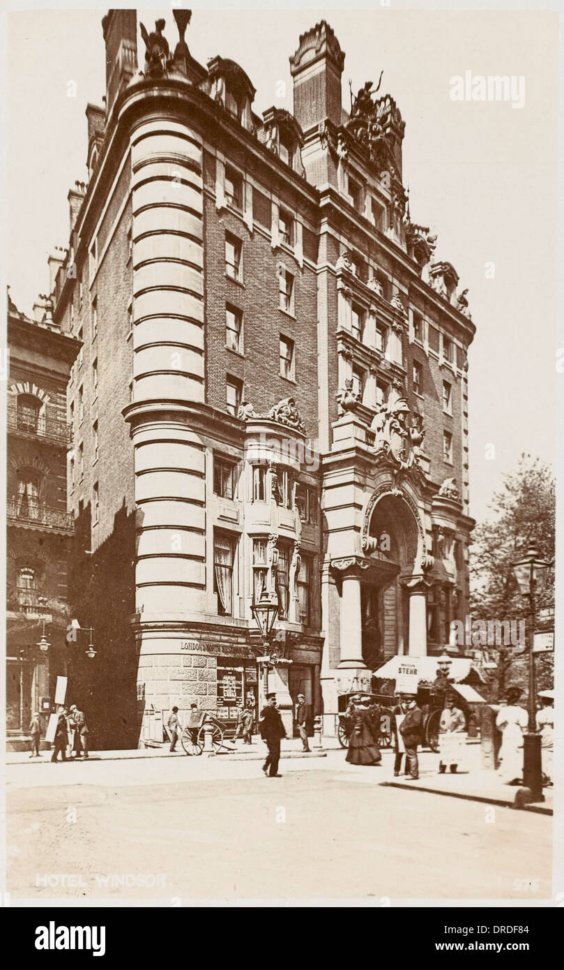 Hotel Windsor, Victoria Street, Pimlico, London Stock Photo - Alamy