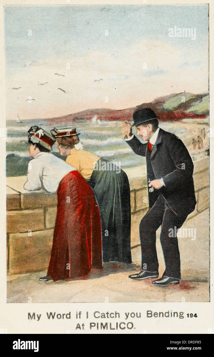 Saucy postcard hi-res stock photography and images - Alamy