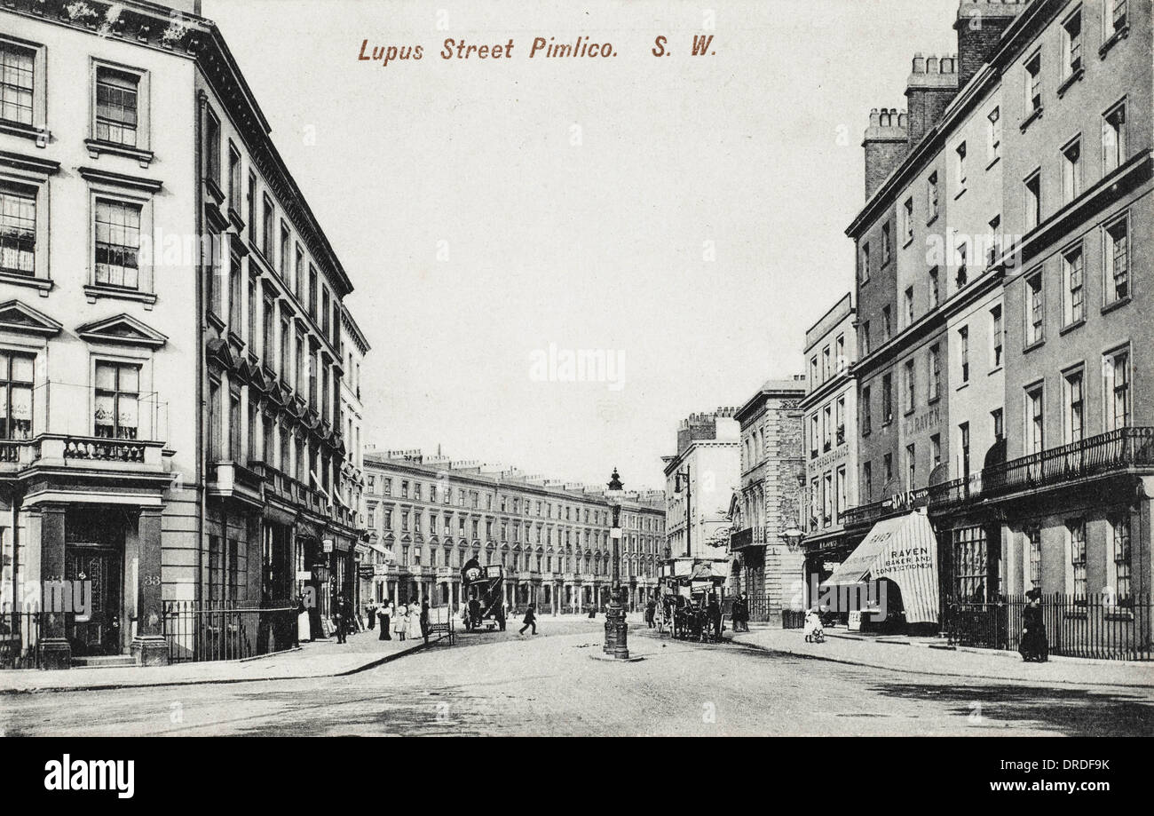 Lupus Street, Pimlico, London Stock Photo - Alamy