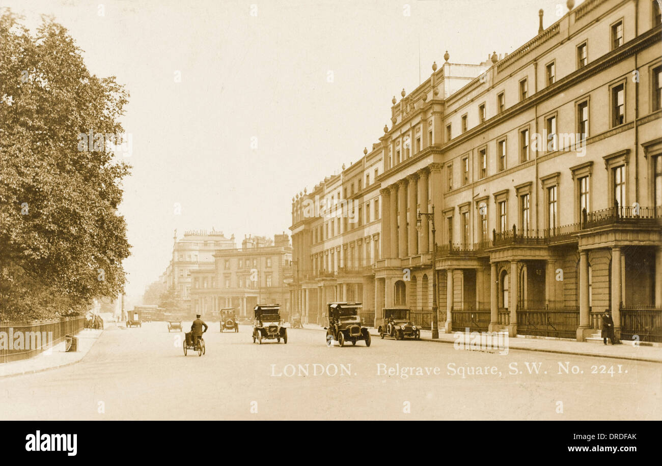 Belgrave Square, Pimlico, London Stock Photo - Alamy