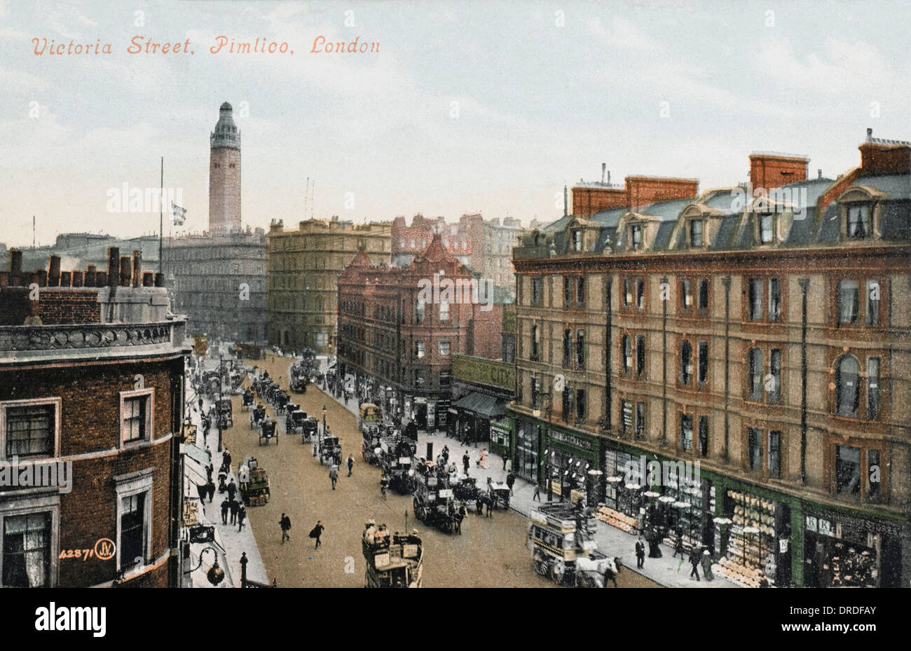 Victoria Street, Pimlico, London Stock Photo - Alamy