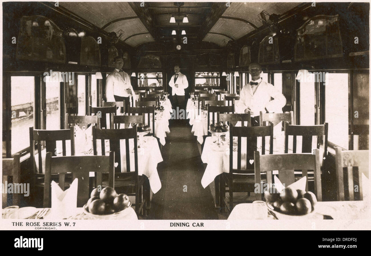 Dining car train hi-res stock photography and images - Alamy