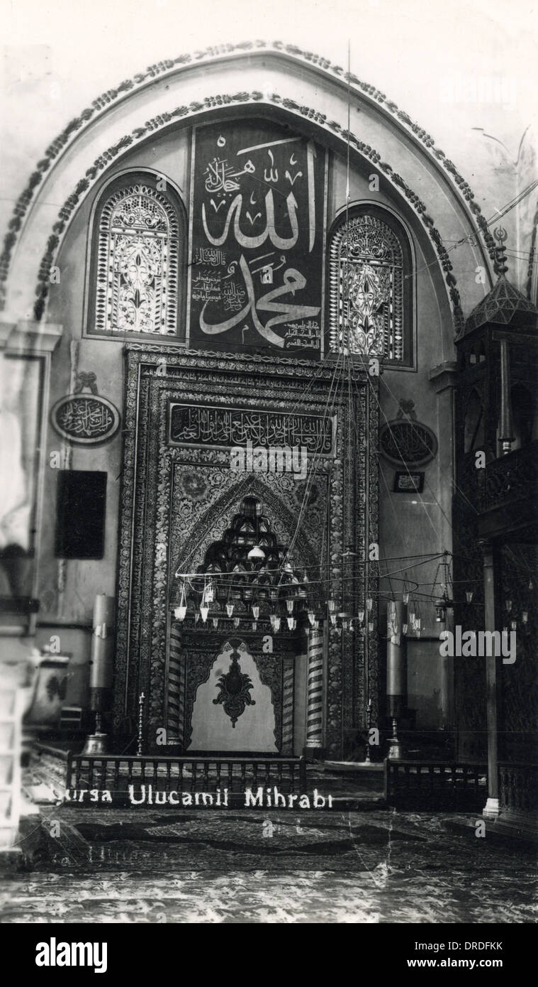 Bursa, Turkey - The Ulu Mosque Stock Photo - Alamy