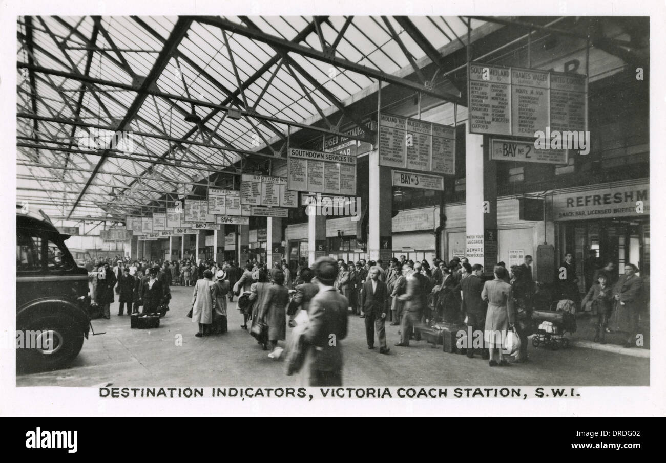 Victoria Coach Station Stock Photo - Alamy