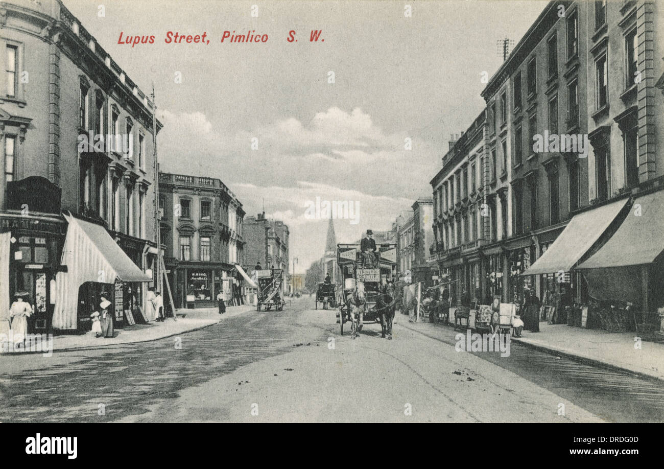 Lupus Street, Pimlico, London Stock Photo - Alamy