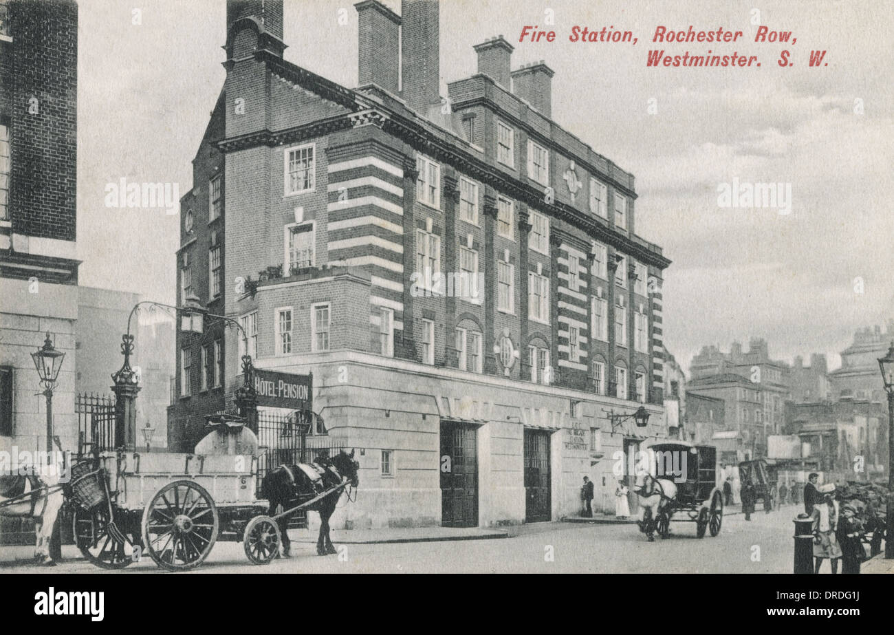 Fire Station at Rochester Row, Westminster, London Stock Photo - Alamy
