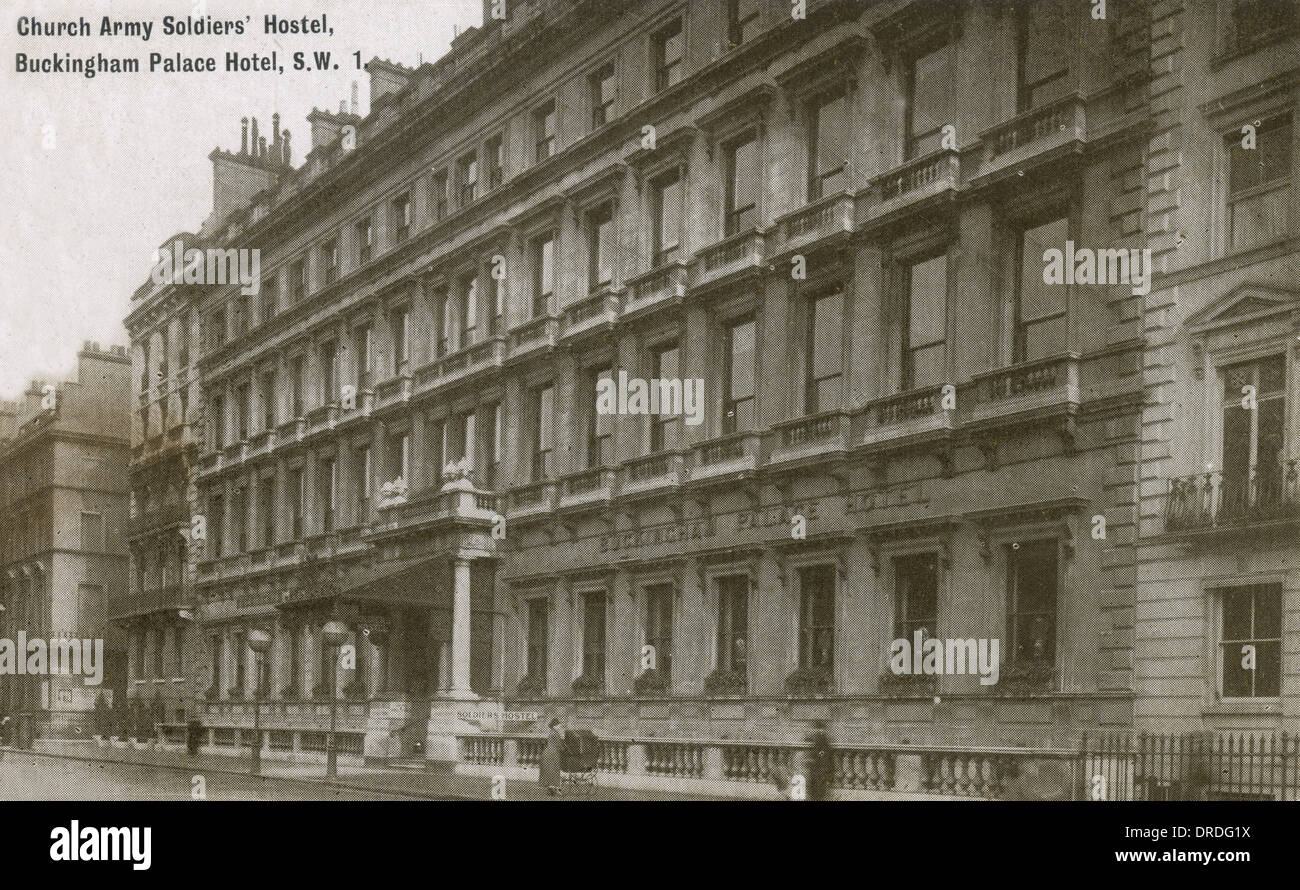 Buckingham Palace Hotel - Church Army Soldiers' Hostel Stock Photo - Alamy