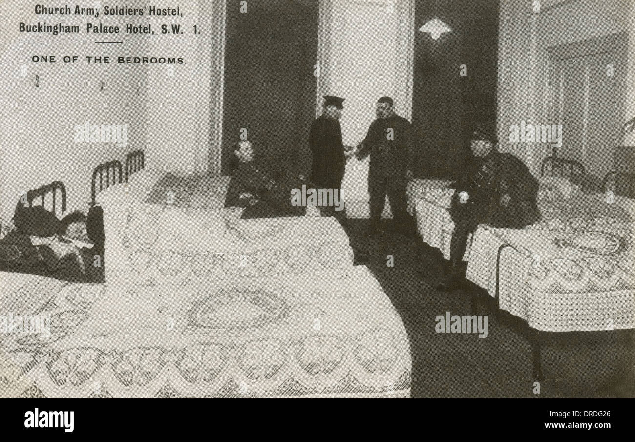 Buckingham Palace Hotel - Church Army Soldiers' Hostel Stock Photo - Alamy