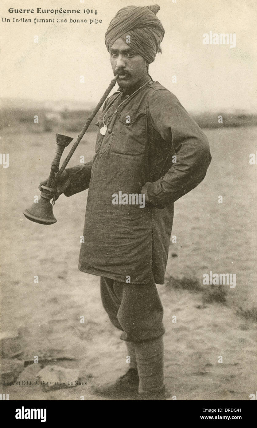 Indian (Commonwealth) soldier - WWI Stock Photo - Alamy