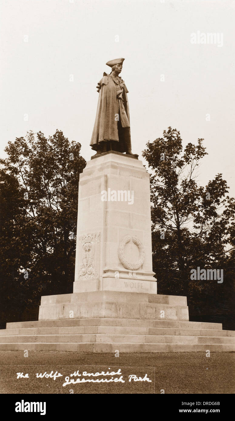 The Wolfe Memorial - Greenwich Park, London Stock Photo - Alamy